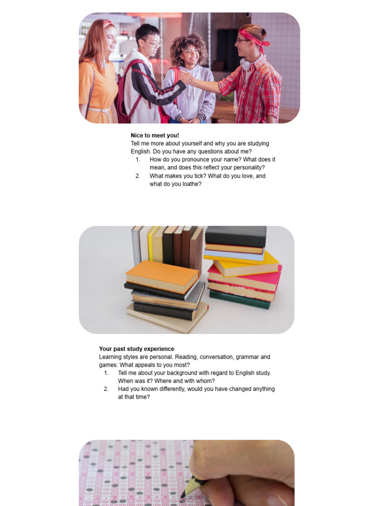 Trial Lesson - Live Lesson C1 | PDF | Learning Styles | Learning