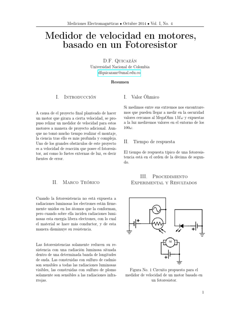 Velocimetro | PDF | Ligero | Radiación