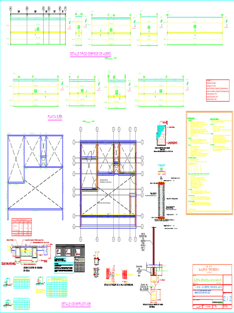PLANO ESTRUCTURAL GLORIA A 2023-Model 02 | PDF
