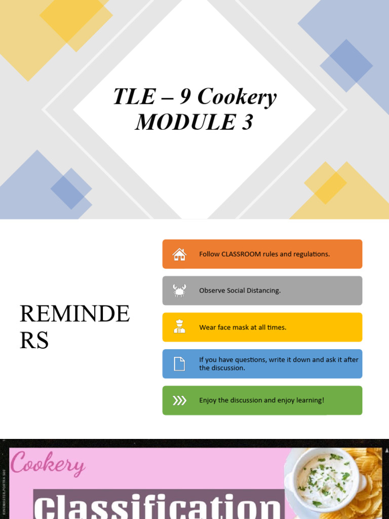 Module3 Appetizers | PDF