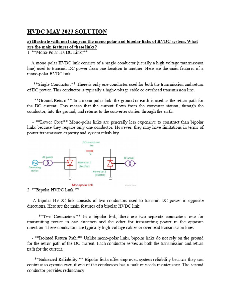 HVDC May 2023 | PDF | High Voltage Direct Current | Electric Power Transmission