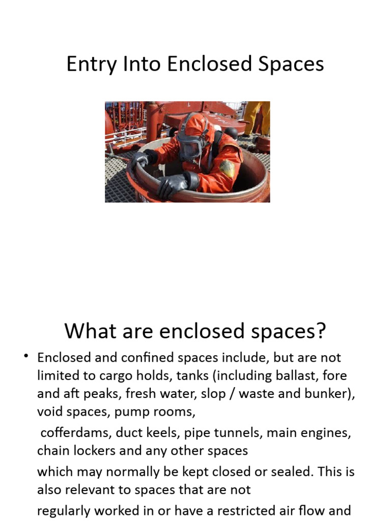 Guidelines for Enclosed Space Entry | PDF | Ventilation (Architecture ...