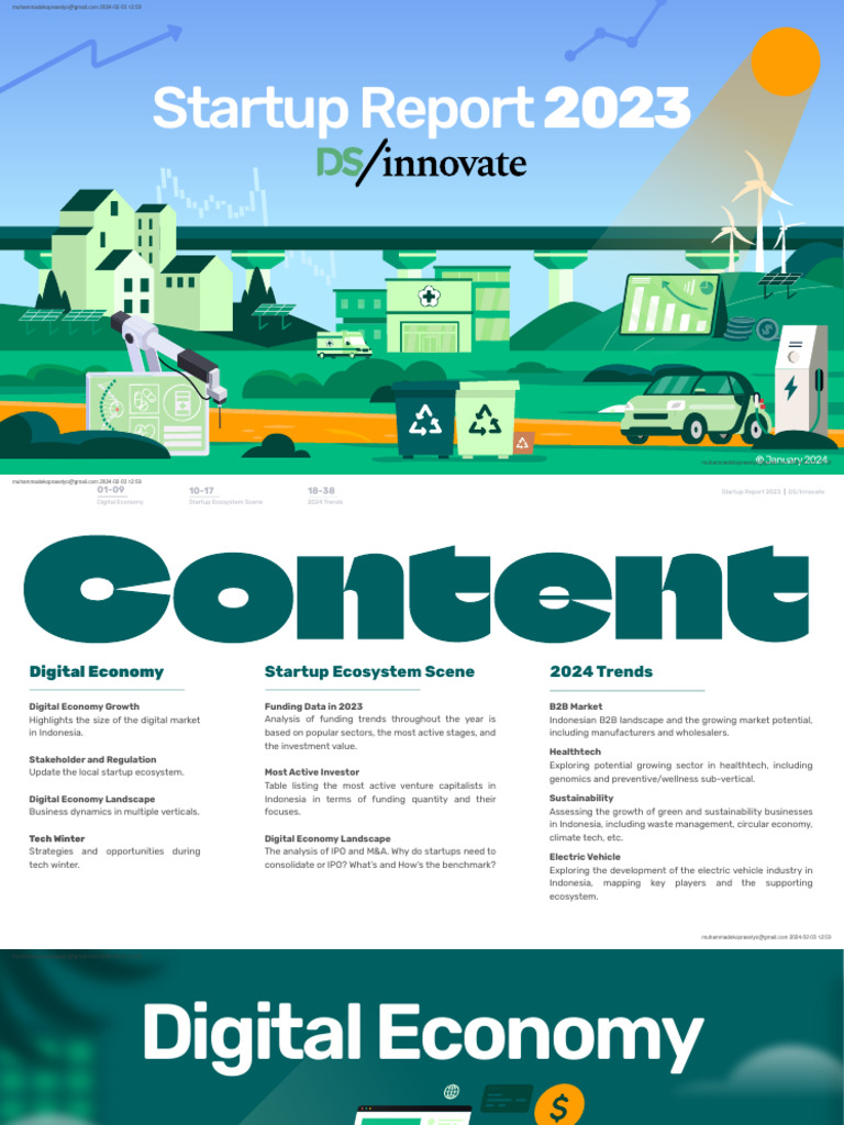 Startup Report 2023 | PDF | Startup Company | Small Business ...