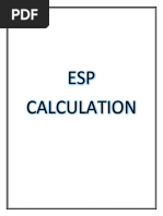 Esp Calculation Sample | PDF | Duct (Flow) | Temperature