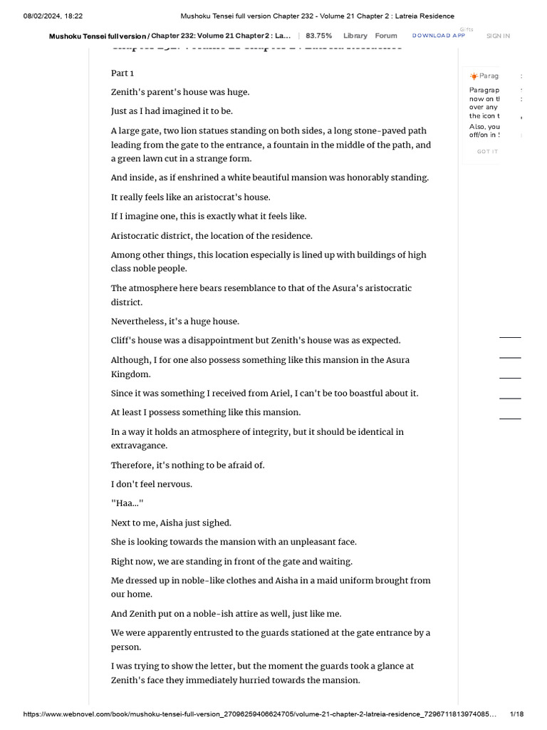 Volume 21 Chapter 2 - Latreia Residence | PDF