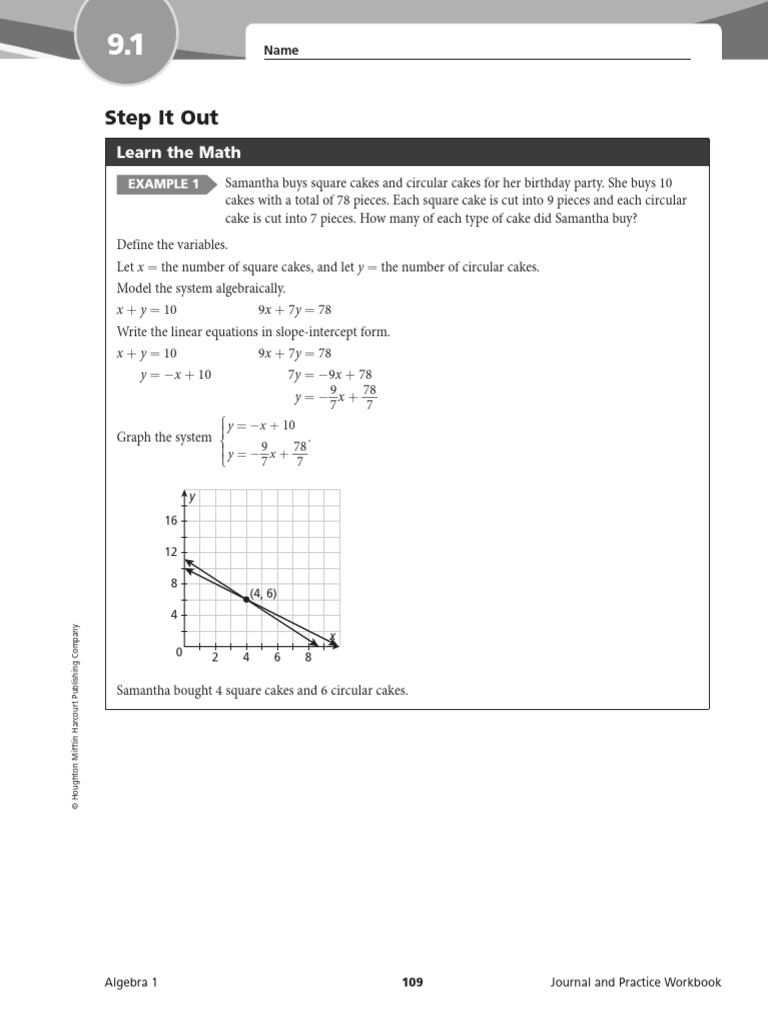 9.1 H.W | PDF | Equations | Mathematical Concepts
