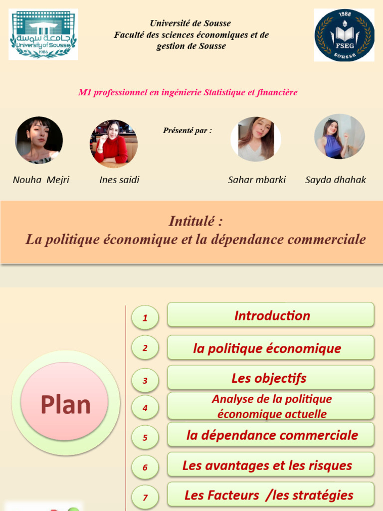 Politique économique et dépendance commerciale | PDF | Inflation | Économie
