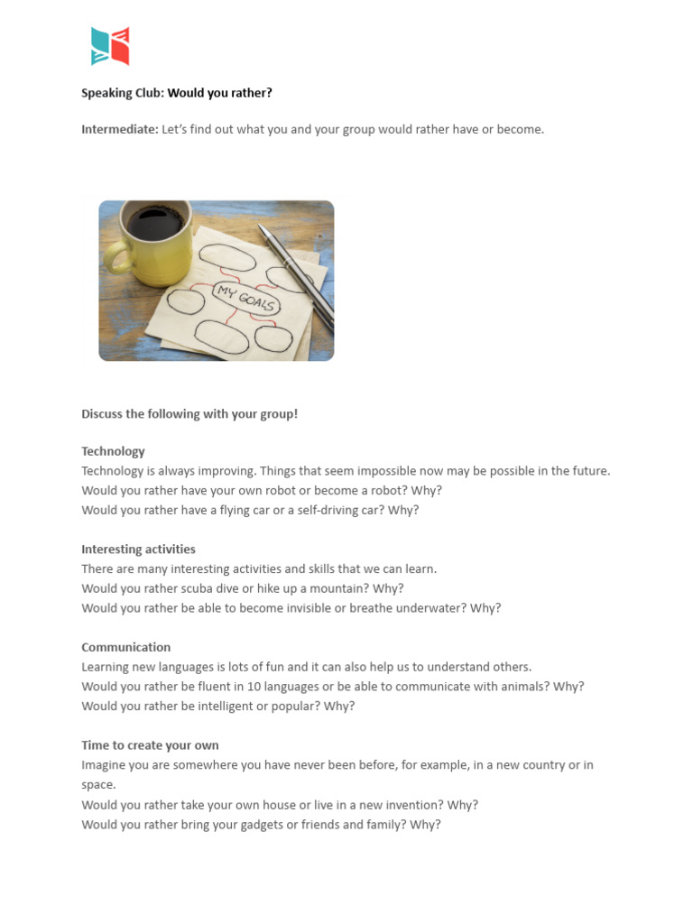 Games +would+you+rather | PDF | Career & Growth