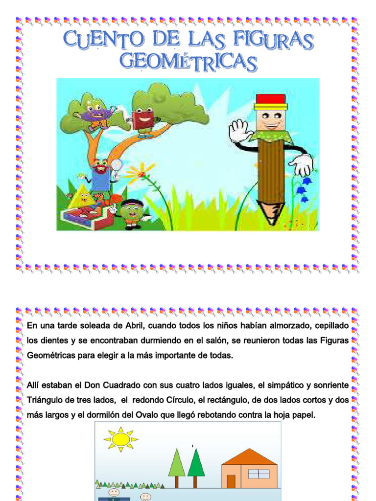 El Cuento de Las Figuras Geometricas | PDF