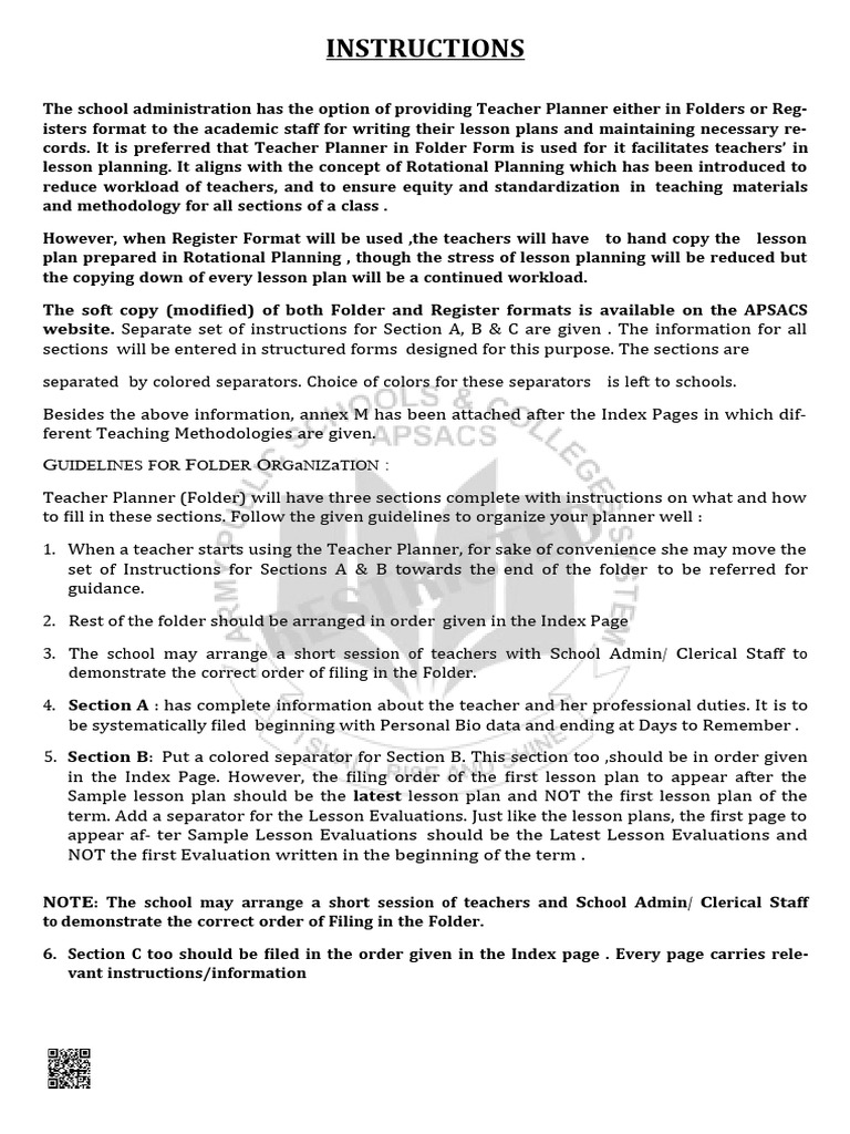 Teacher Planner 2021-22 (I-VIII) | Download Free PDF | Educational ...