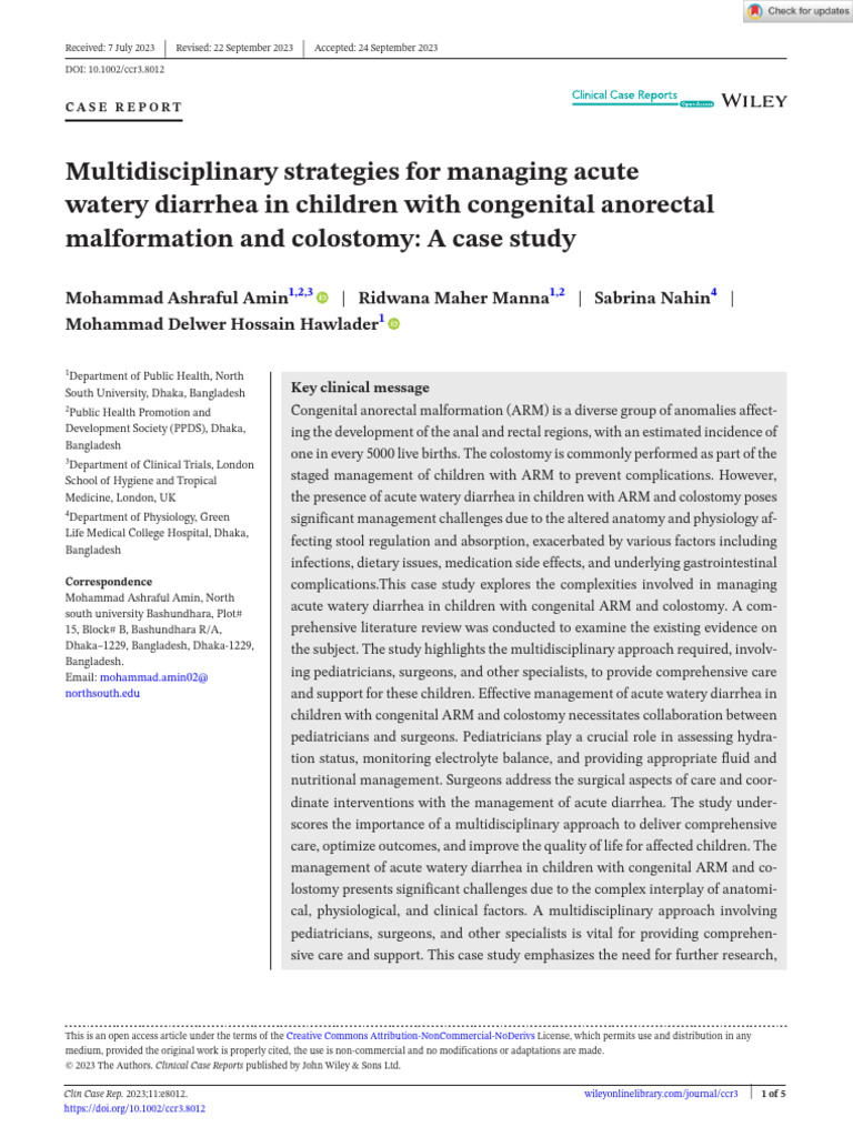 Clinical Case Reports - 2023 - Amin - Multidisciplinary Strategies For ...