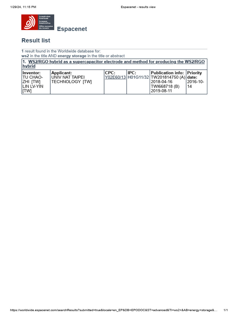 Espacenet - Results Vieww22 | PDF | Computers | Technology & Engineering