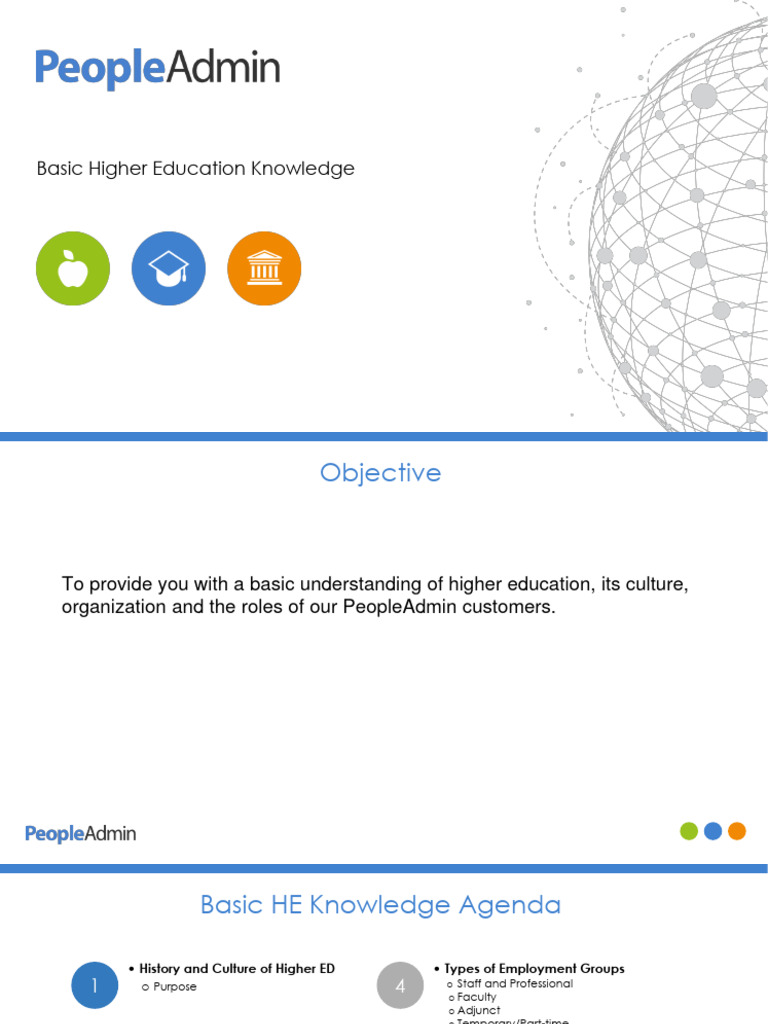 Basic Higher Education Industry Knowledge and Our Customers | PDF | Equal Employment Opportunity ...