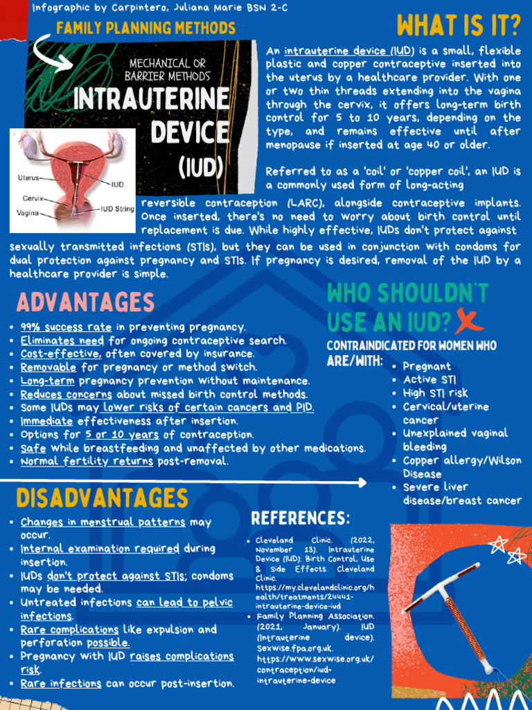 IUD - Family Planning - Carpintero - Grp.1 | PDF | Birth Control ...