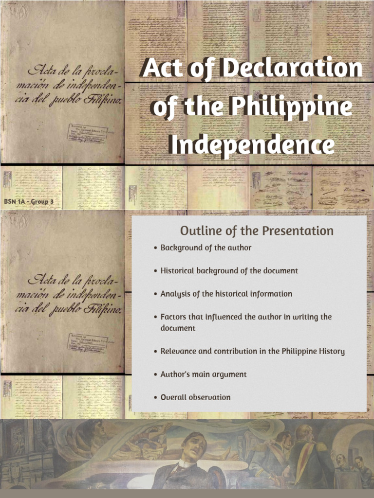 Act of Declaration of Independence (1) | PDF | Philippines