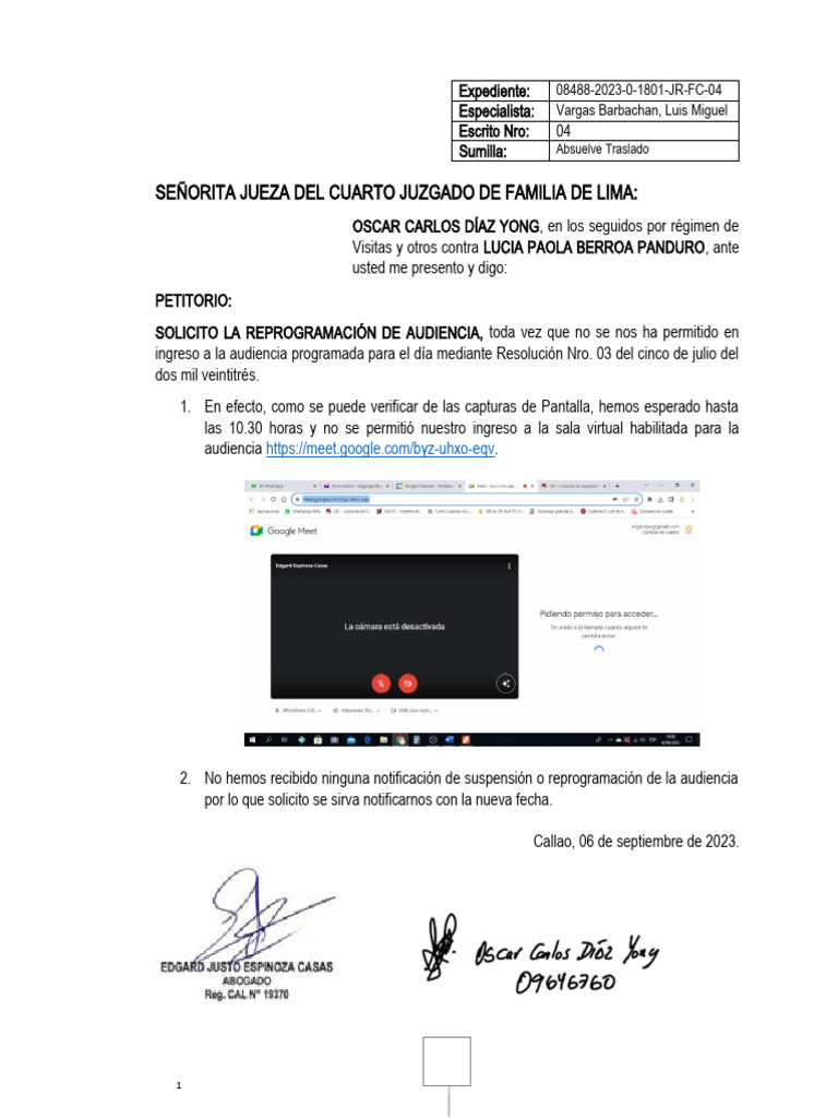 Solicita Fecha de Reprogramación | PDF