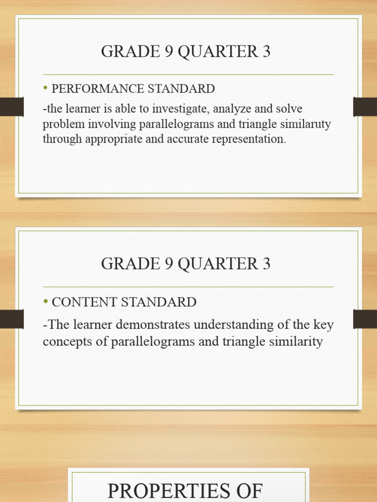 Lesson Flow Grade 9 | PDF