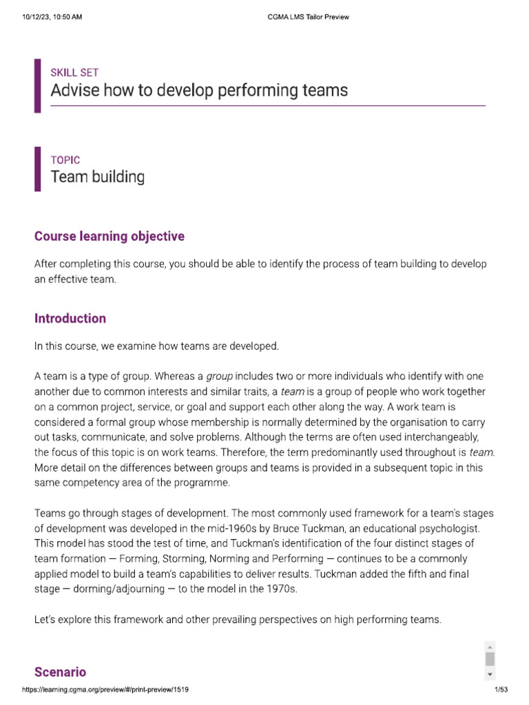 E2 - High Performig Teams | PDF