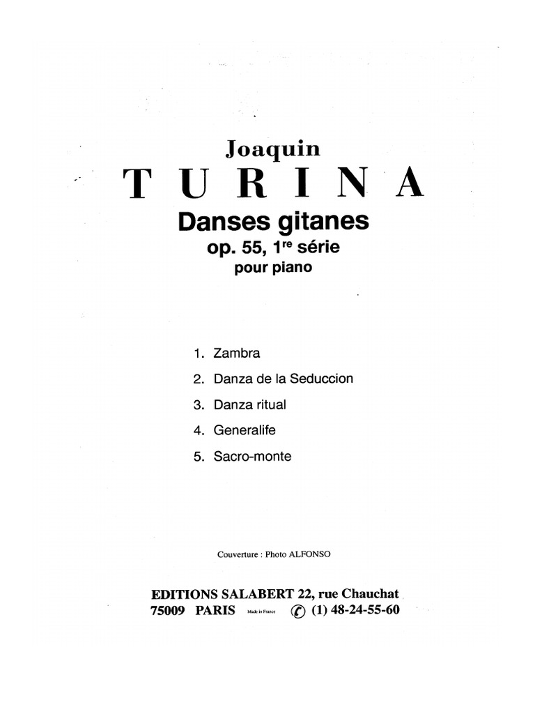 Danzas Gitanas Turina | PDF