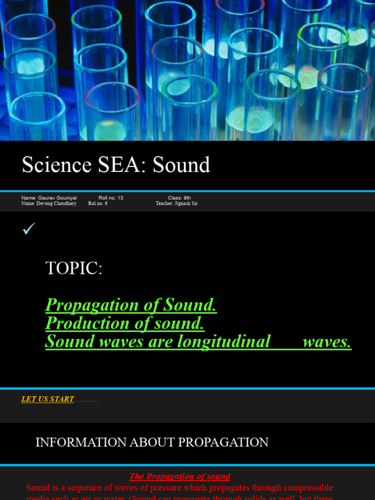 Science SEA Sound | PDF | Sound | Waves