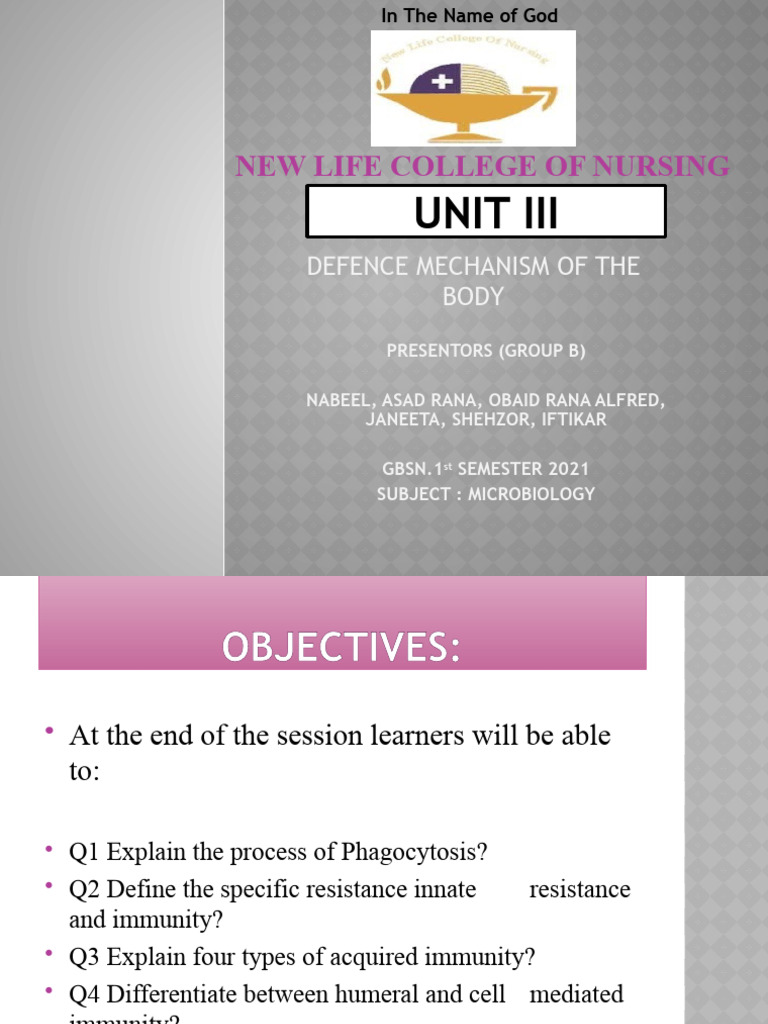 Micro Assignment Unit 3 Group B | PDF | Immune System | Immunity (Medical)