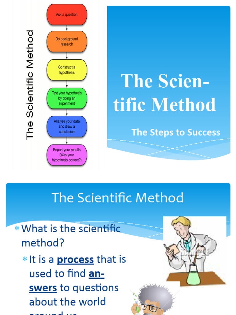 Steps of the Scientific Method Explained | PDF | Experiment | Hypothesis