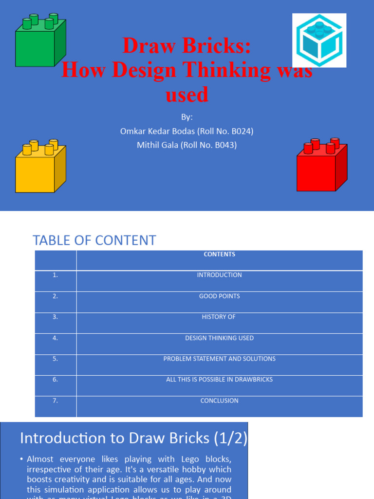 Draw Bricks | PDF | 3 D Computer Graphics | Design Thinking