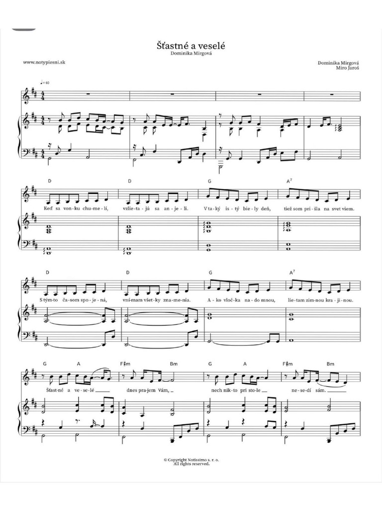 Dominika Mirgová - Šťastné A Veselé | PDF