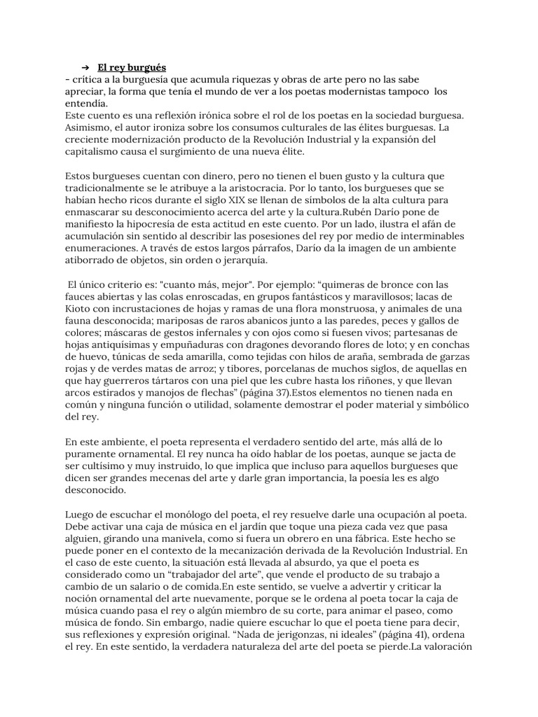 Azul de Ruben Darío analisis de sus obras | PDF | Poesía | Metro (poesía)