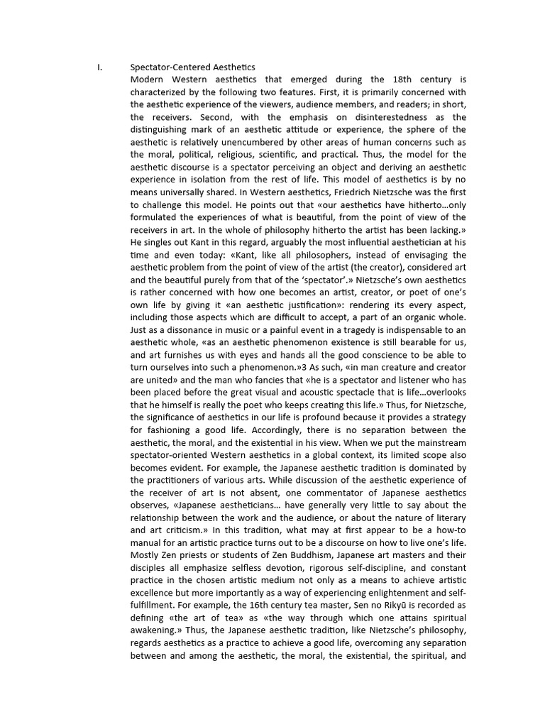 Saito | PDF | Aesthetics | Experience