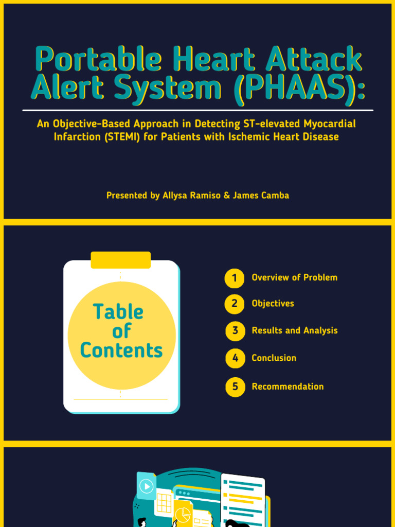Presentation - Slides - Portable Heart Attack Alert System (PHAAS) - An ...