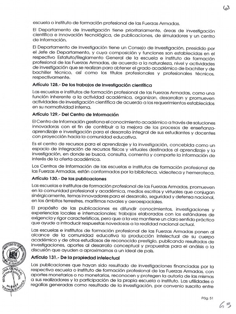 Reglamento de Las EEII FFAA Pag.51-99 | PDF