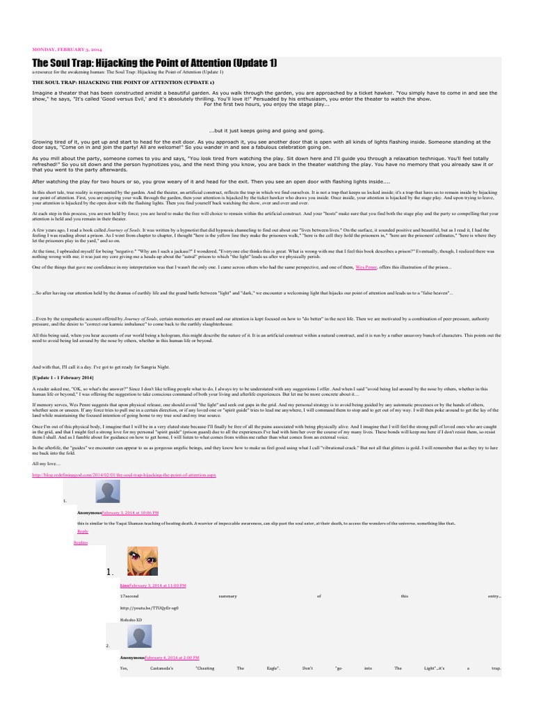 The Soul Trap Hijacking The Point of Attention (Update 1) | PDF ...