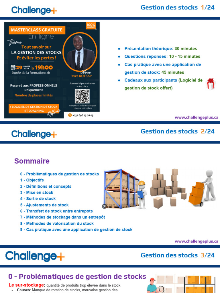Formation Gestion Stocks 2 | PDF | Inventaire | Business