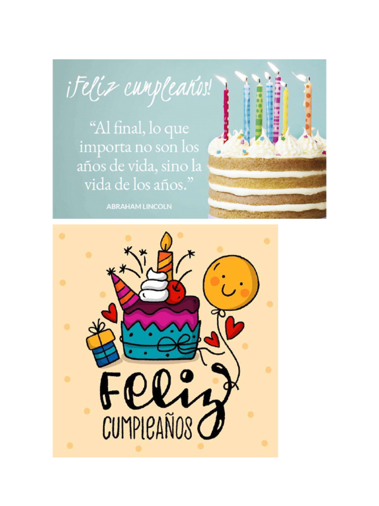 cumple | PDF