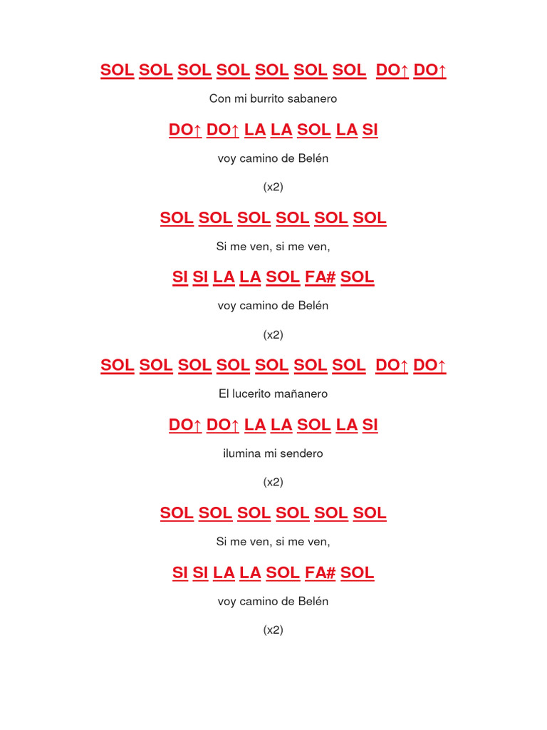 Burrito Sabanero (Para Violín) | PDF | Arte | Artes del Lenguaje y ...