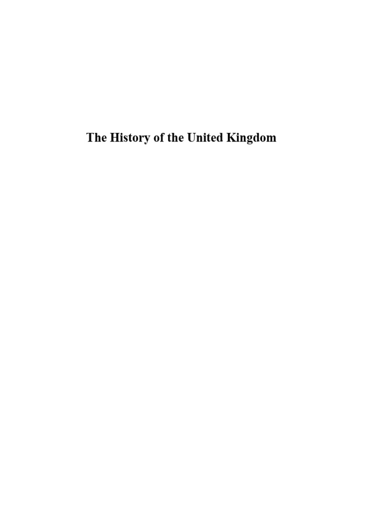 UK History | Download Free PDF | British Empire | United Kingdom