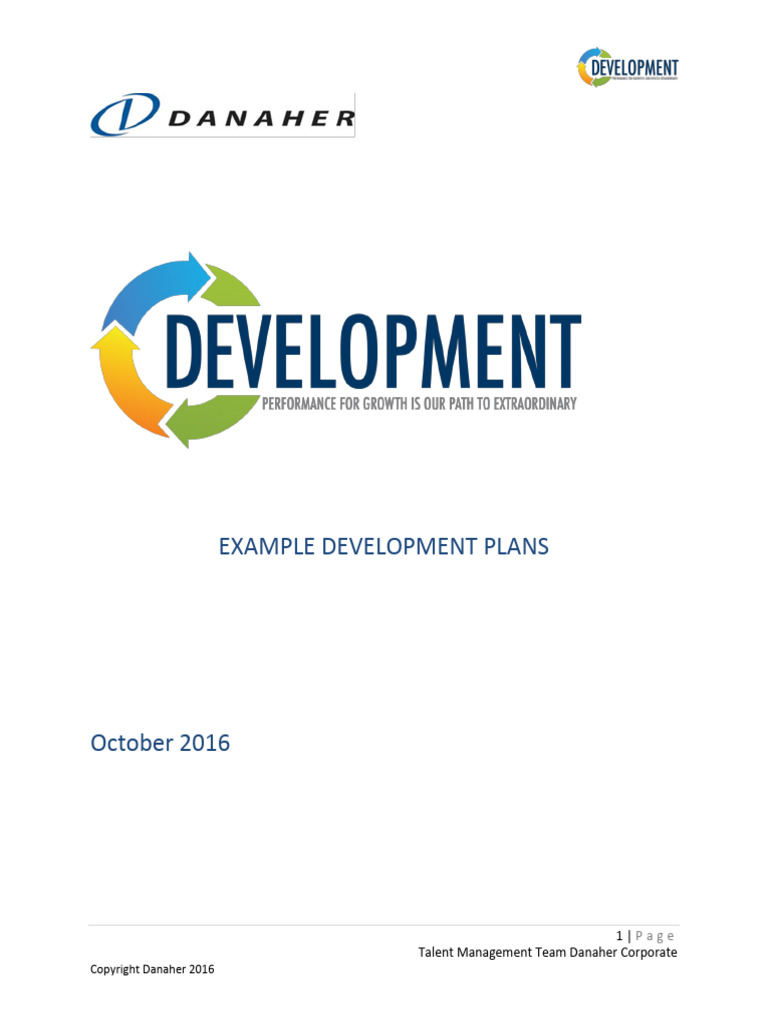 Development Objectives Intro All Examples | PDF | Strategic Planning ...