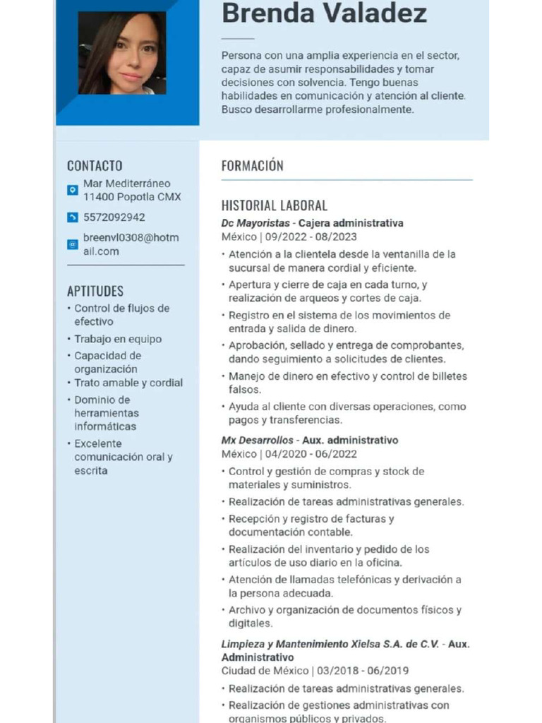 CV Brenda Valadez-2 | PDF