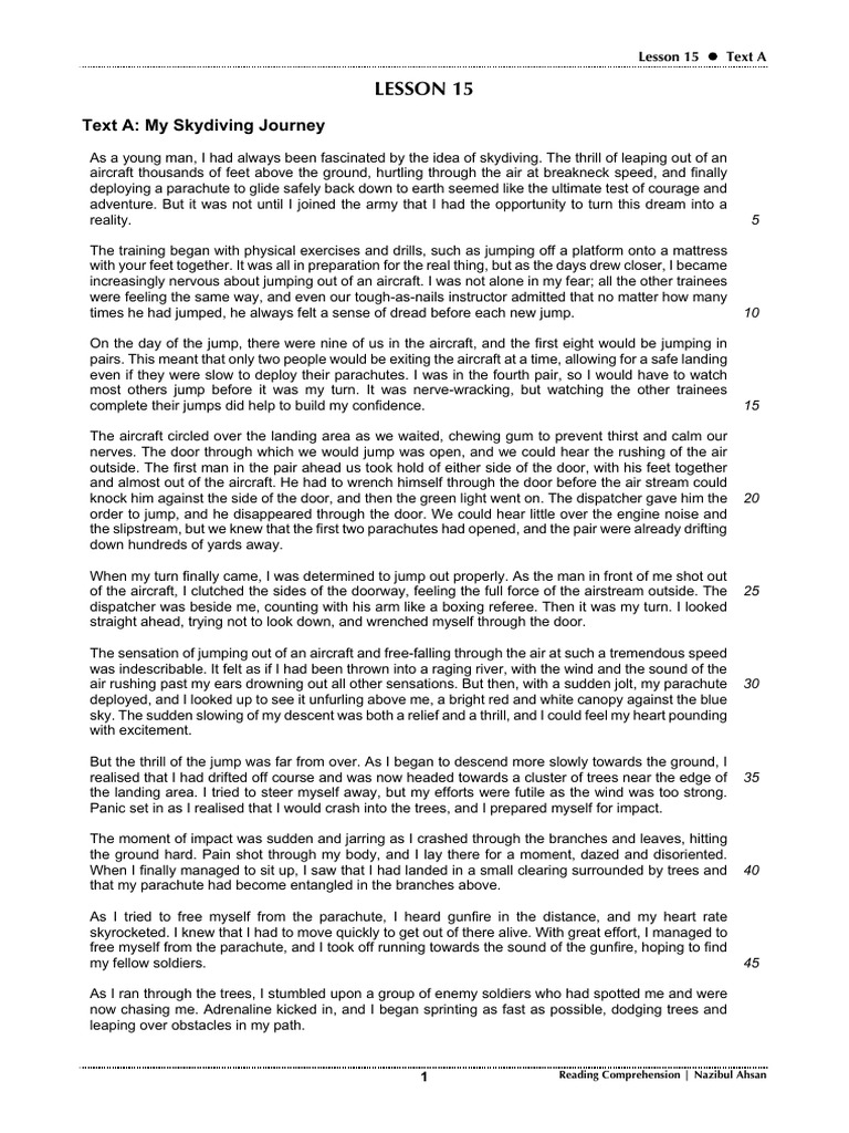 Task Comp L15 | PDF | Parachute | Parachuting