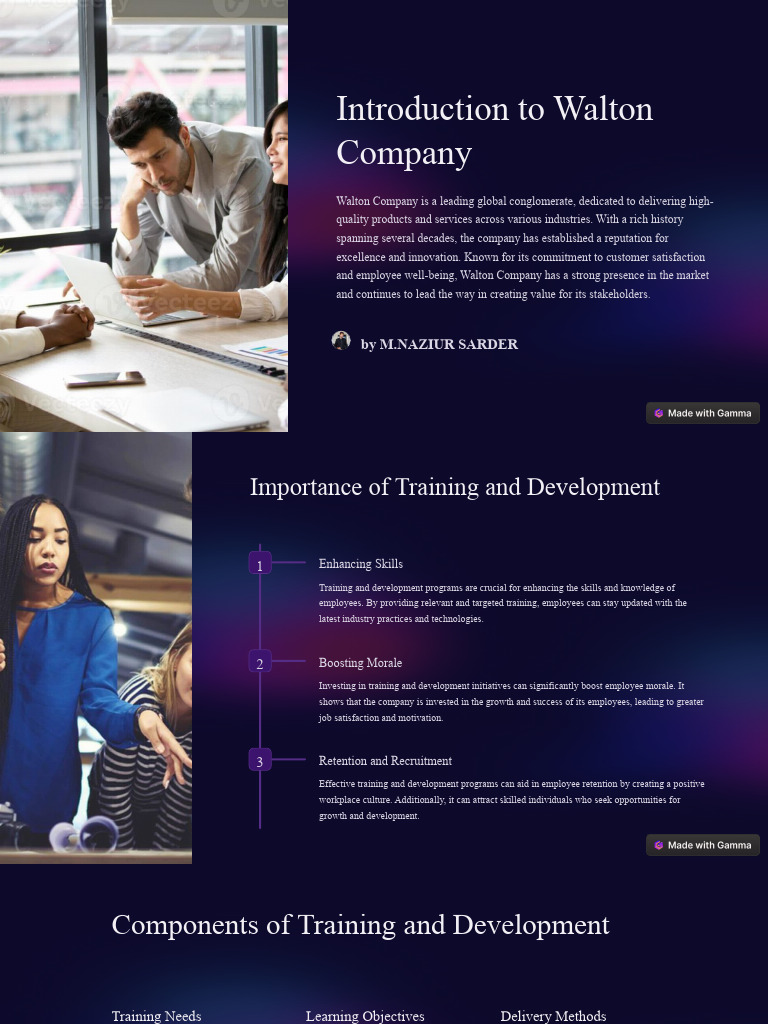 Introduction To Walton Company | PDF | Mentorship | Leadership