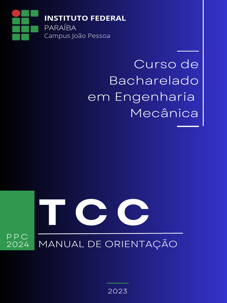 Manual De Tcc 2024 Pdf Arte Tecnologia E Engenharia
