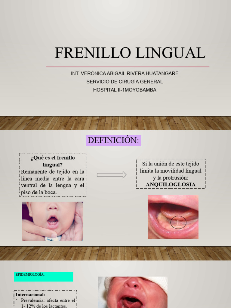 FRENILLO LINGUAL | PDF | Amamantamiento | Enfermedades y trastornos