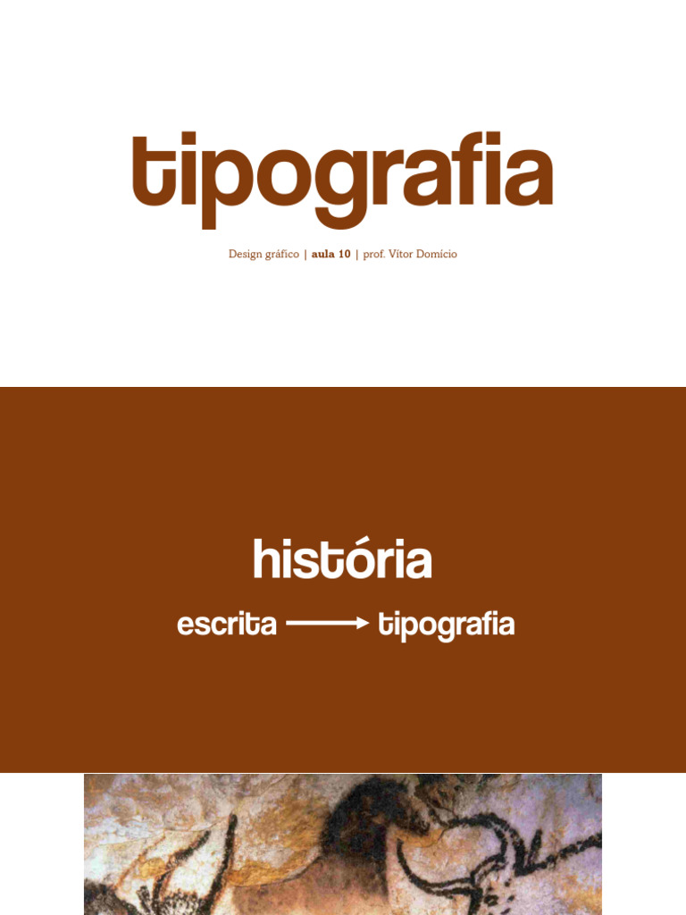 Aula 10 - Tipografia | PDF | Escrita | Tipografia