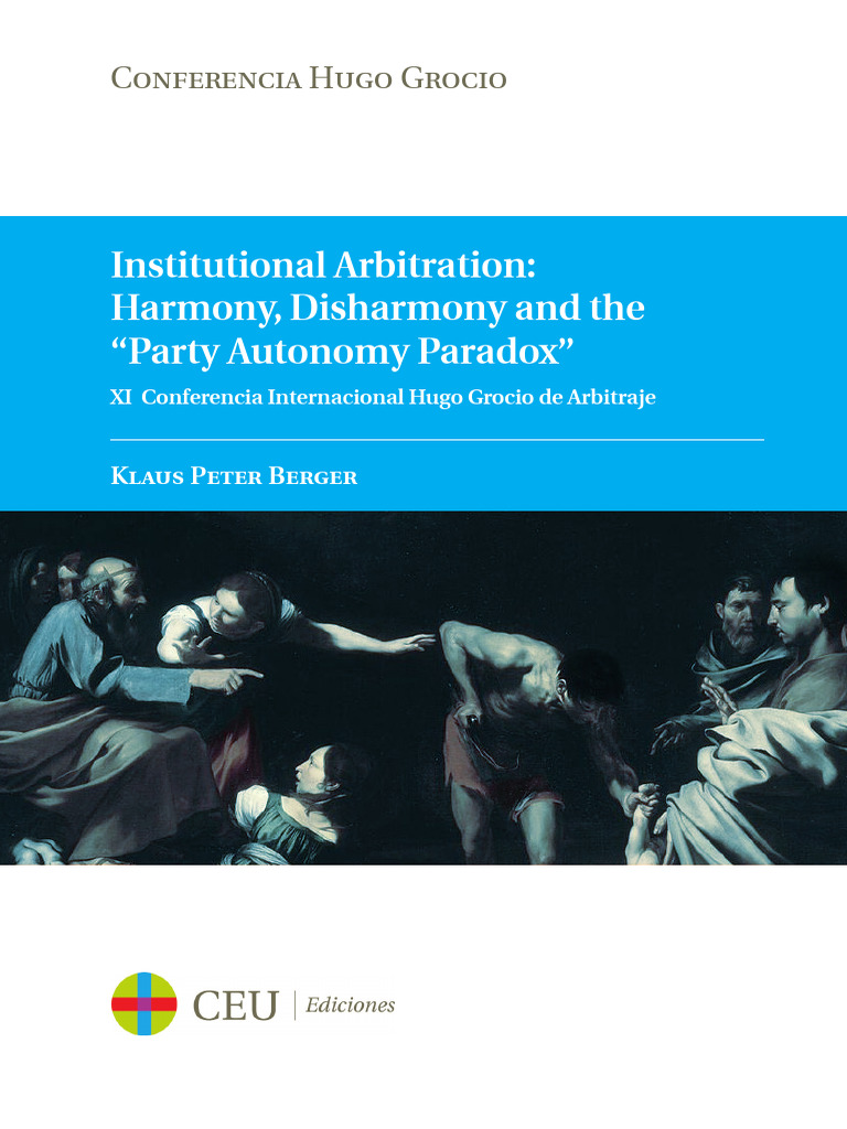 Institutional Arbitration: Autonomy Paradox | PDF | Arbitration ...