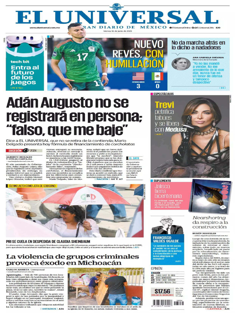 El Universal 16 Jun 2023 | PDF