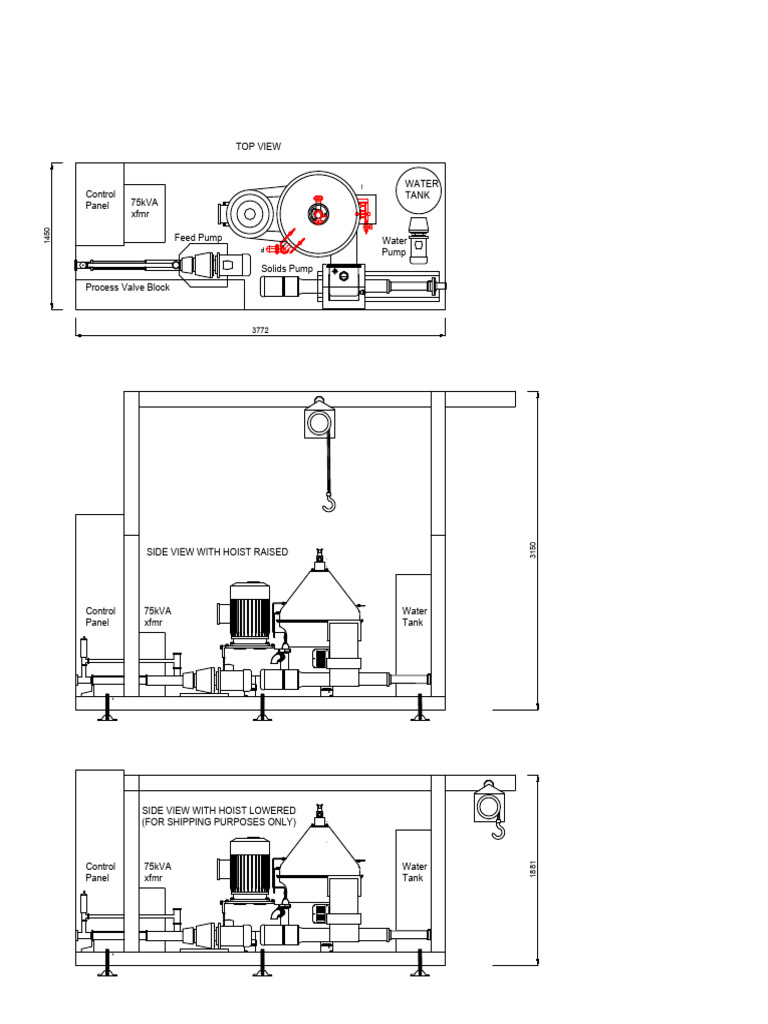 Skid Drawing-Model - 1 | PDF