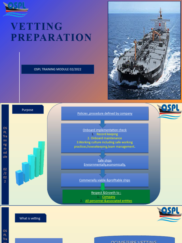 Vetting Preparation Final | PDF | Navigation | Ships