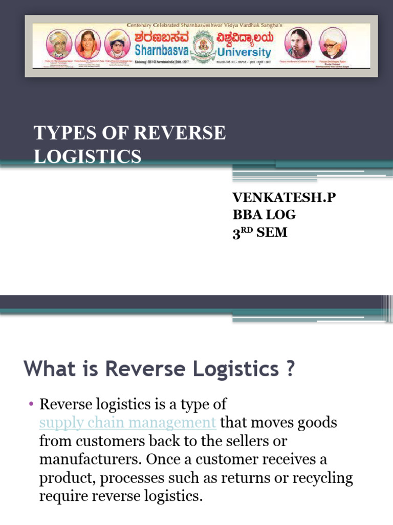 Types of Reverse Logistics Bbl | PDF