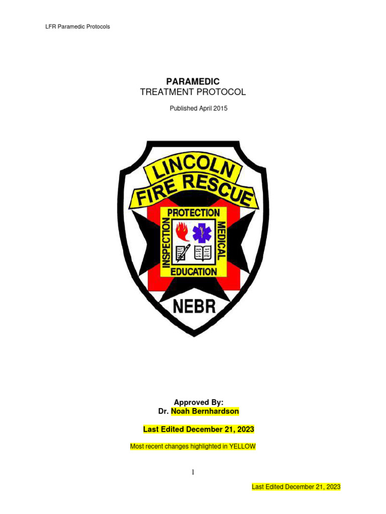 Als Protocol Dec 2023 Final | PDF | Cardiopulmonary Resuscitation ...